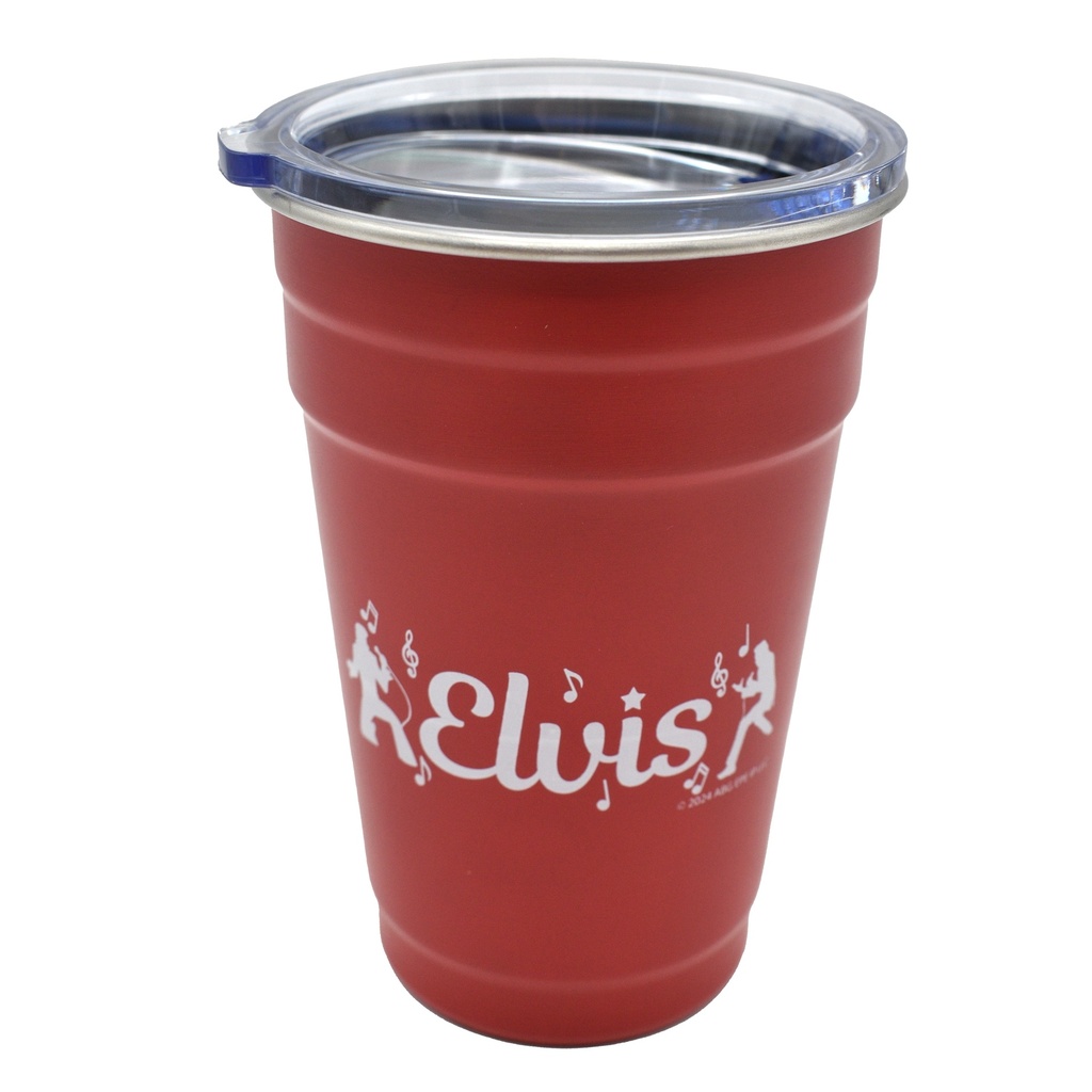Elvis Pint Cup - Red Solo with Lid | Mid-South Products