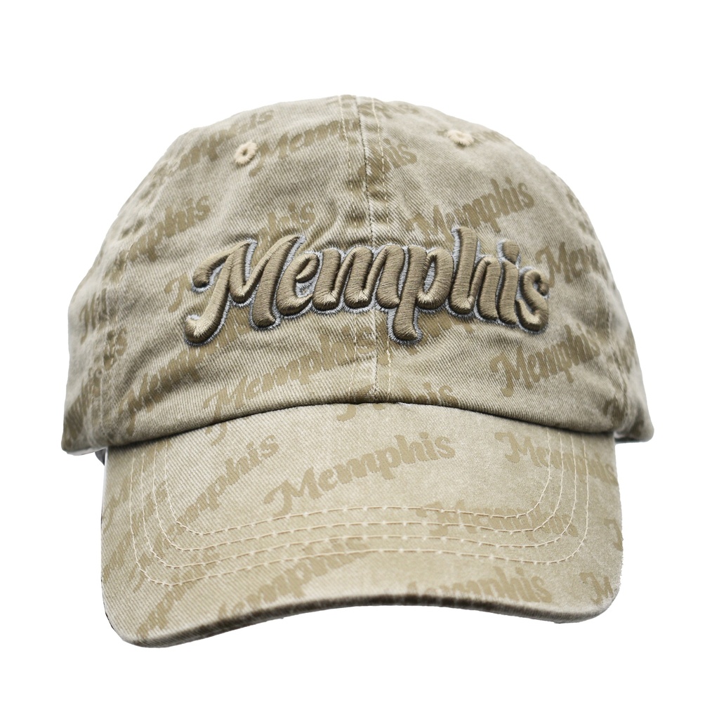 Memphis Cap - Name Repeat Tan | Mid-South Products