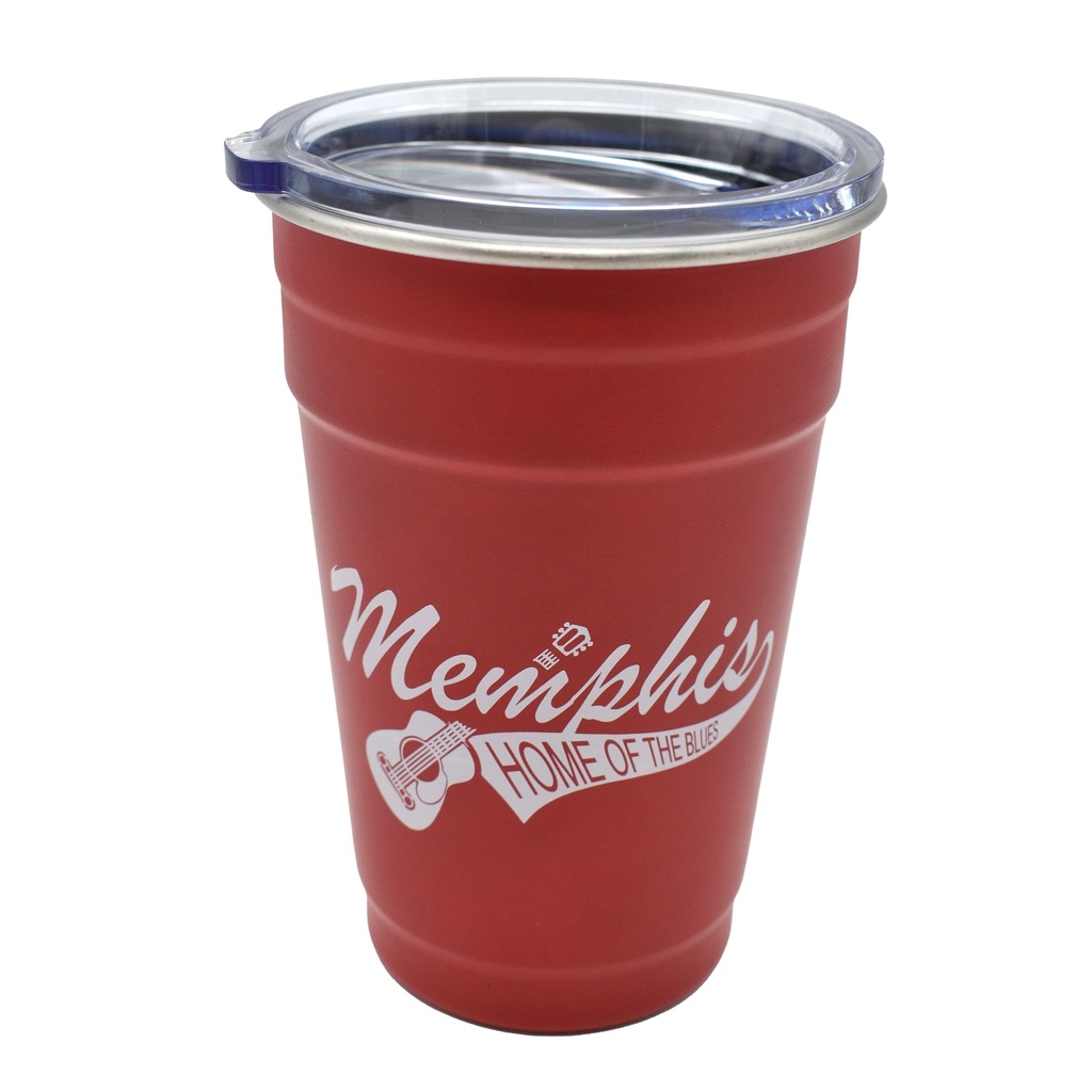 Memphis Pint Cup - Red Solo with Lid | Mid-South Products