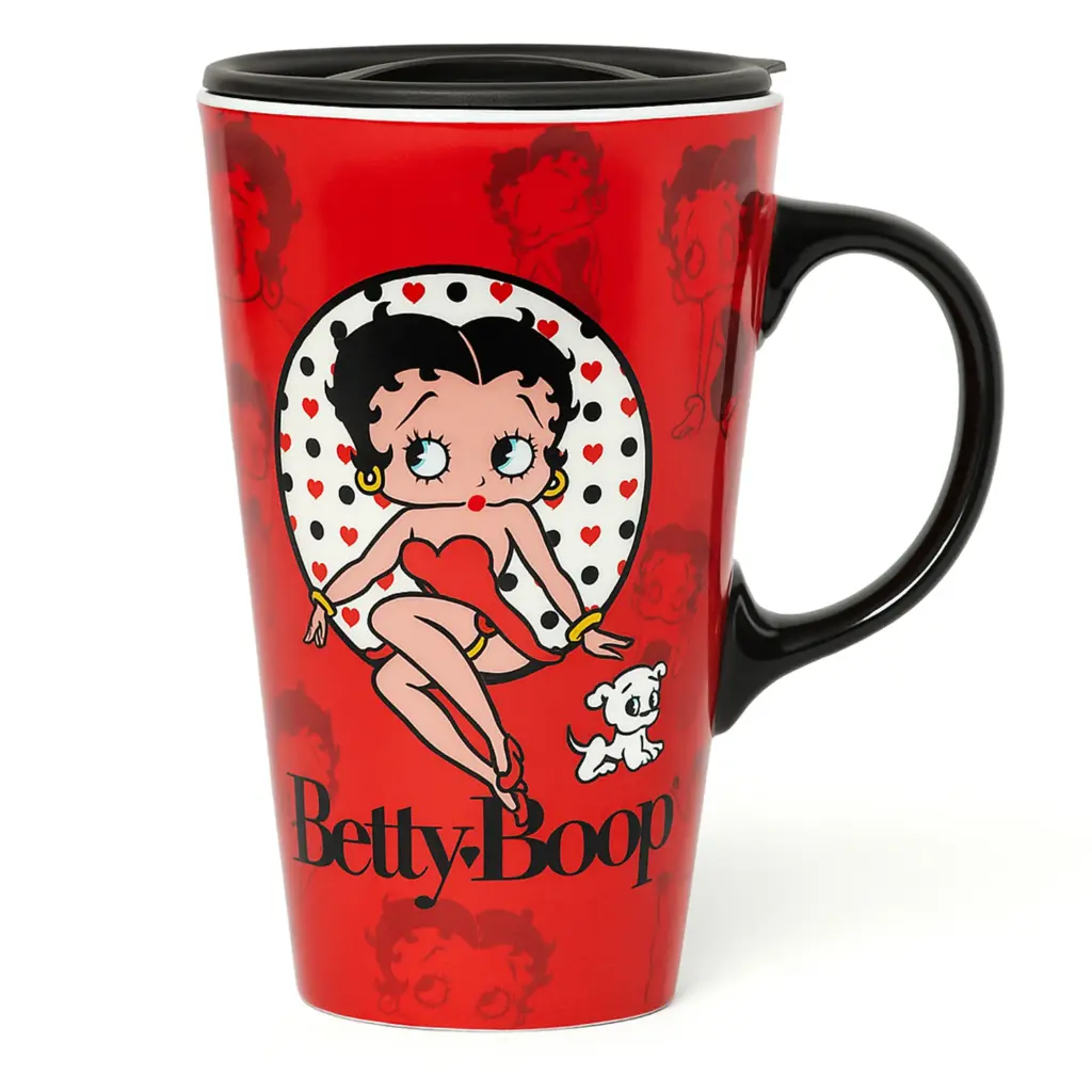 Betty Boop Mug - Red w/ Lid | Mid-South Products