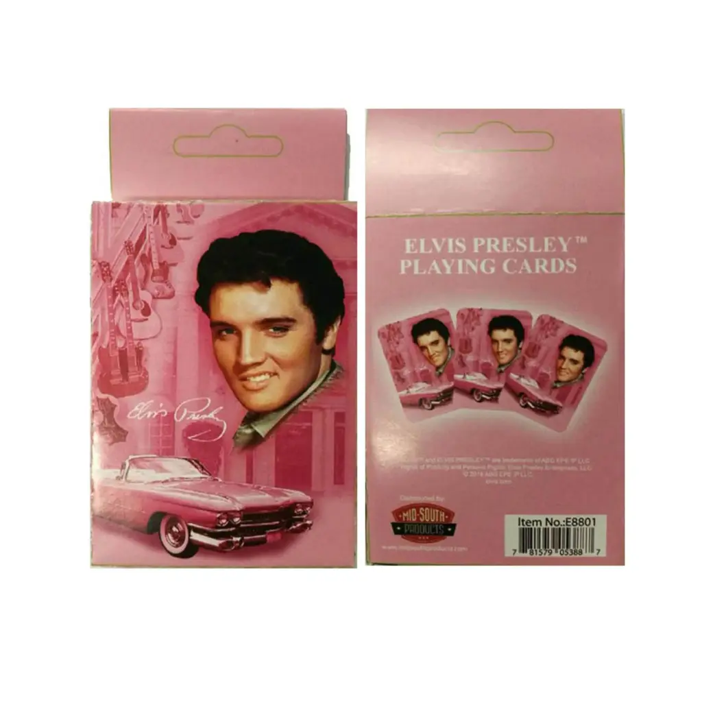 Elvis Playing Cards - Pink Guitars | Mid-South Products