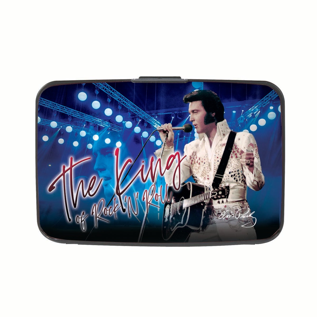 Elvis Card Case - The King Blue With White Jump - 12pc Set | Mid-South ...
