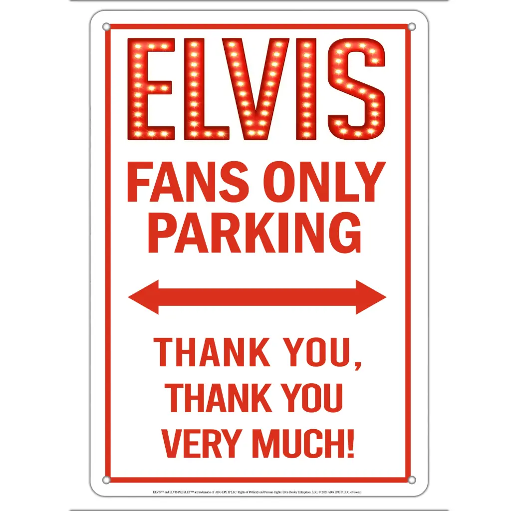 Elvis Sign - Fans Parking | Mid-South Products