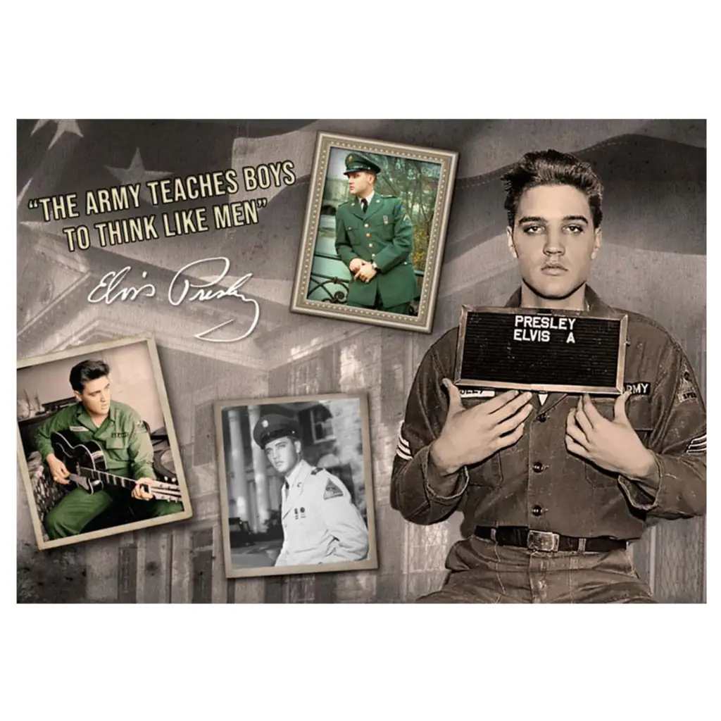 Elvis Postcards - Army Photos - Pack of 50 | Mid-South Products