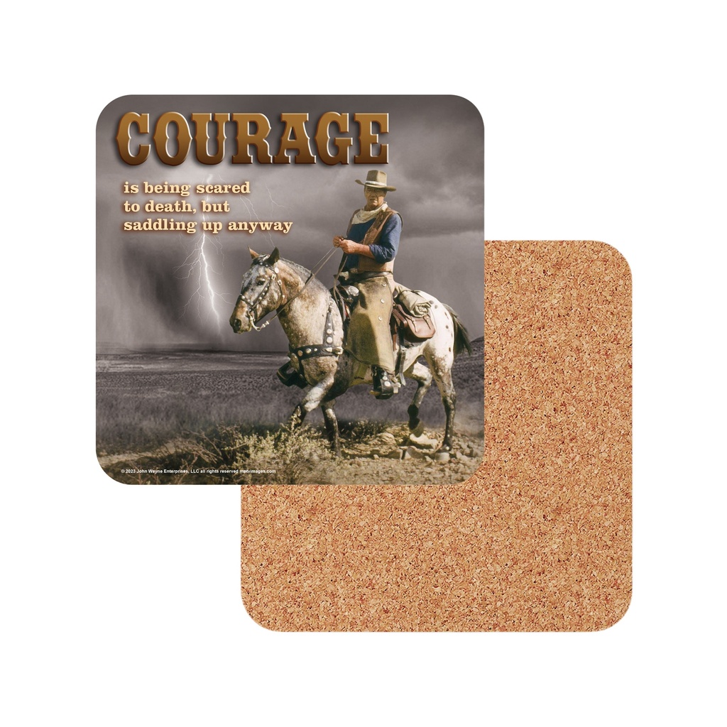 John Wayne Coasters - Courage - 6pc Set | Mid-South Products