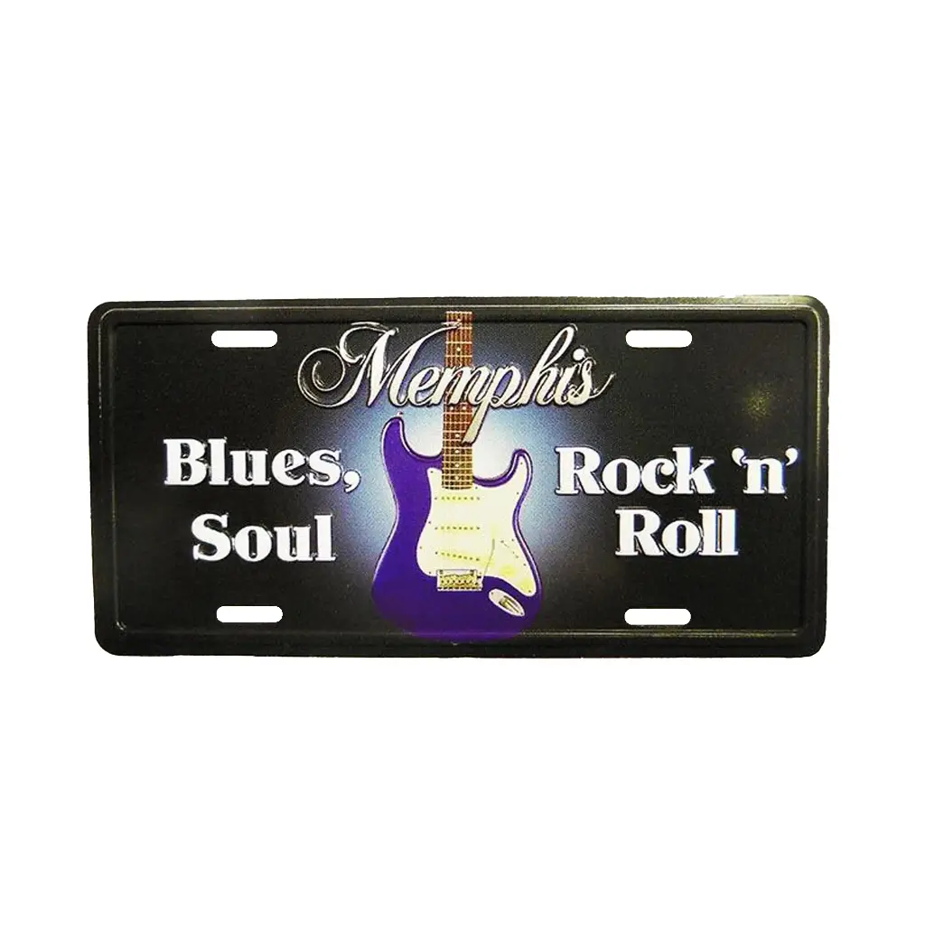 Memphis Magnet - License Plate Guitar | Mid-South Products