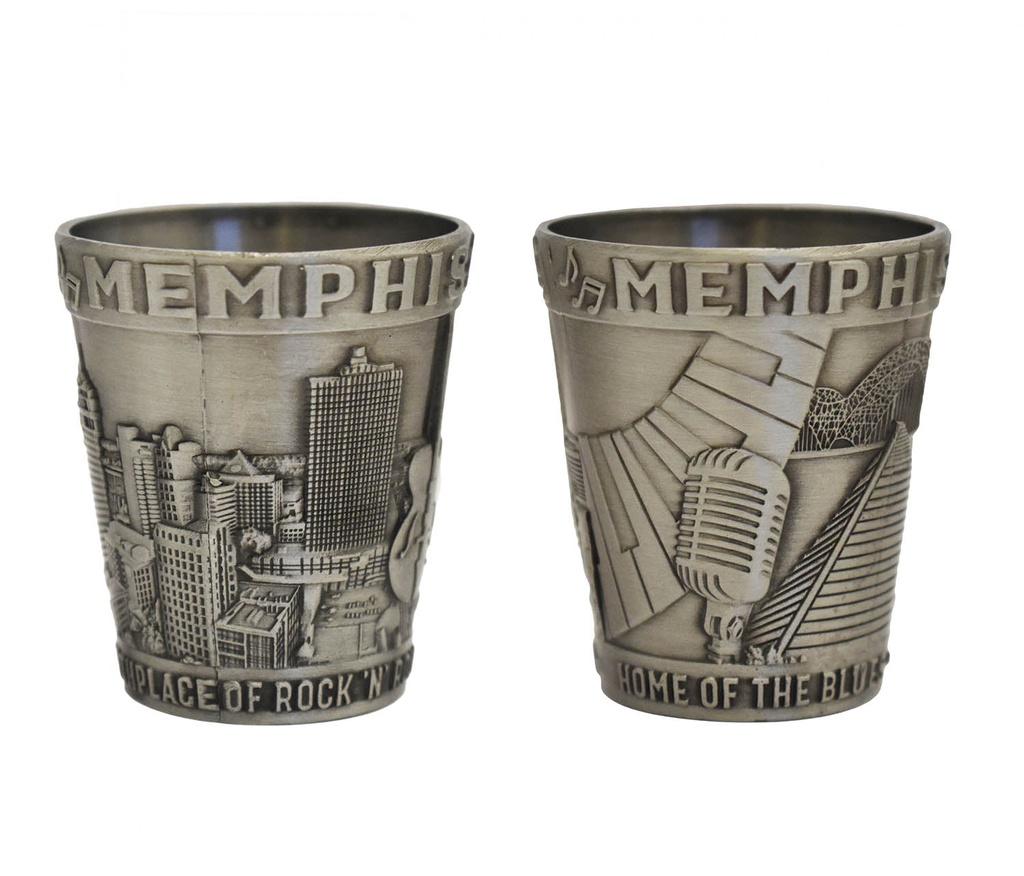 Memphis Shot Glass - Pewter | Mid-South Products