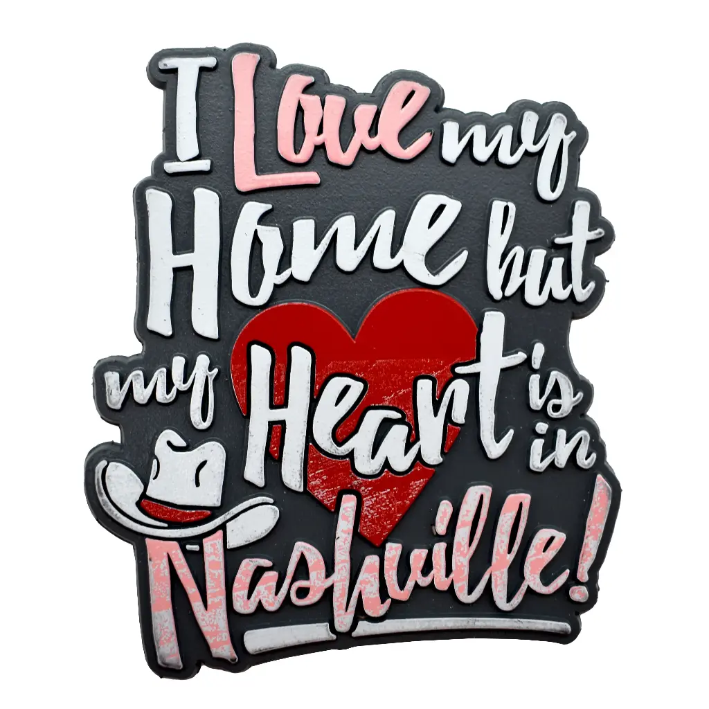 Nashville Magnet - Heart in Nashville | Mid-South Products
