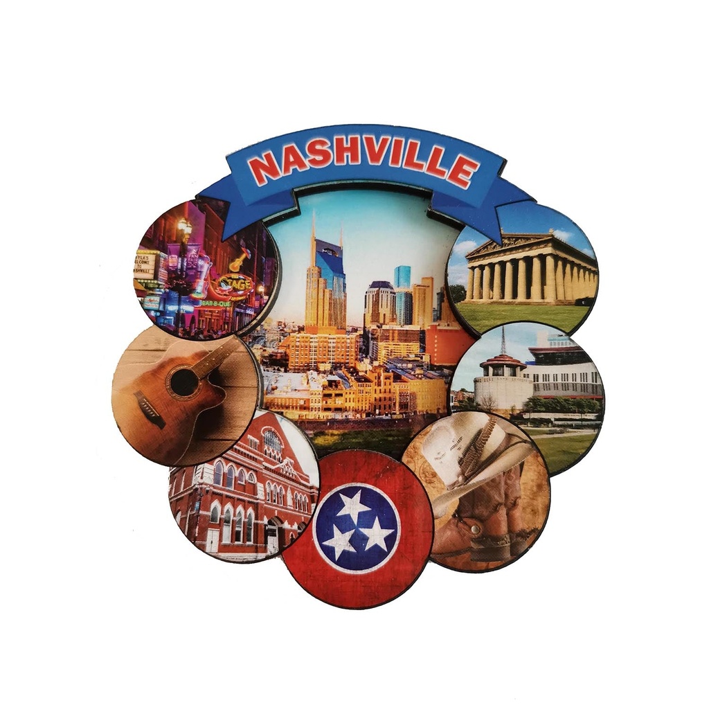 Nashville Magnet - Multi Photos | Mid-South Products